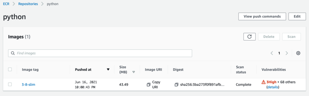 Scanning Container Security Vulnerabilities With Aws Ecr Blog